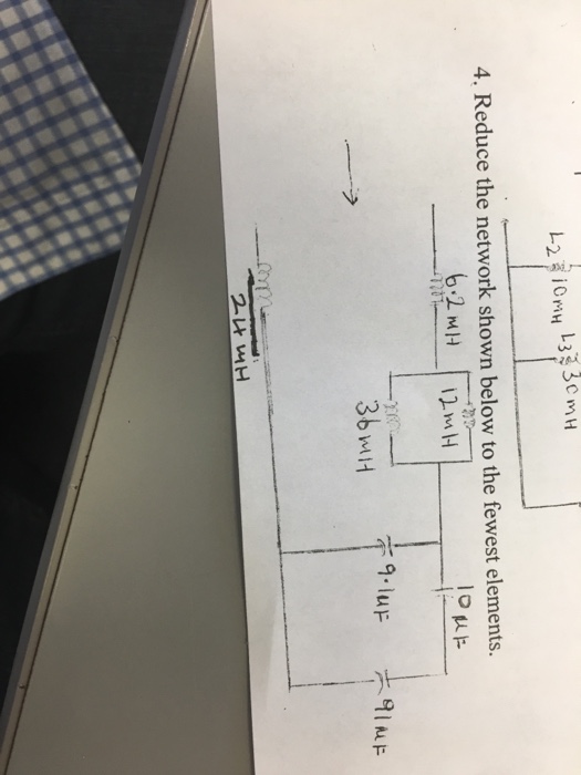 Solved Reduce the network shown below to the fewest | Chegg.com