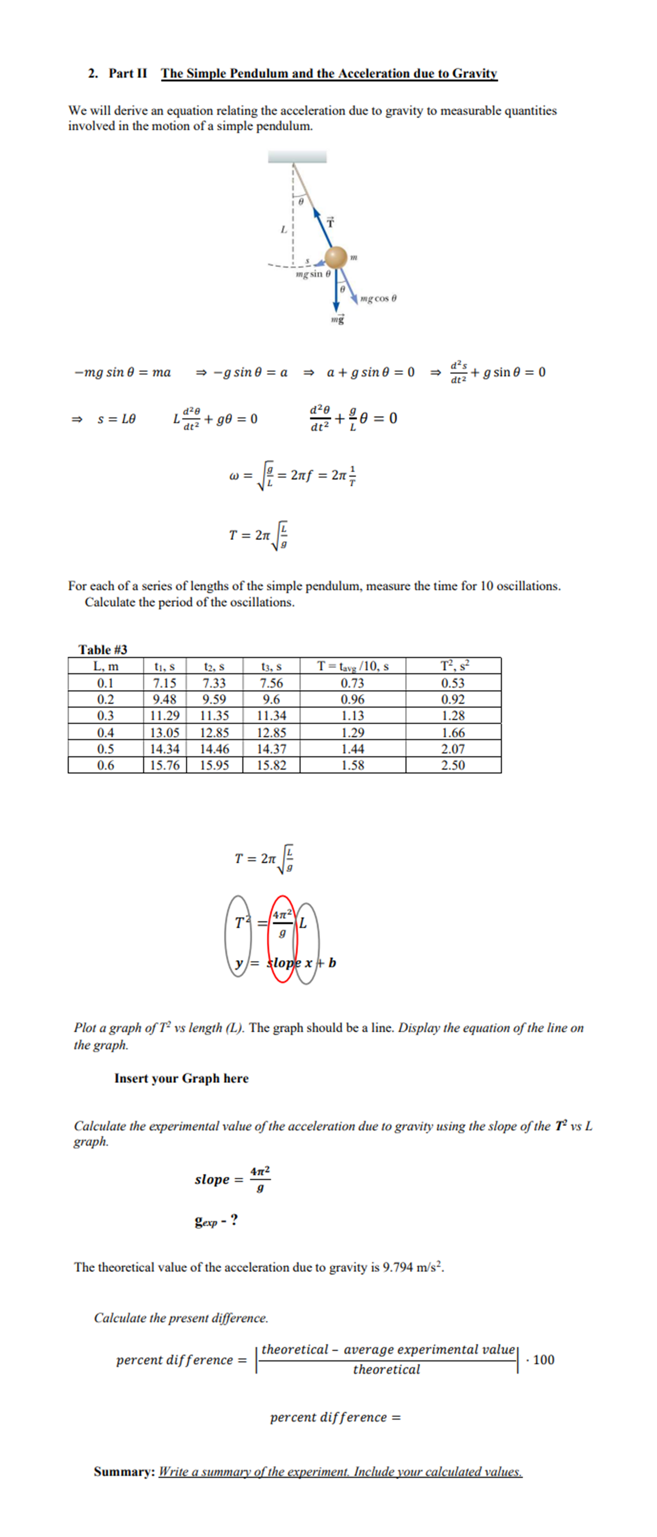 Solved We will derive an equation relating the acceleration | Chegg.com