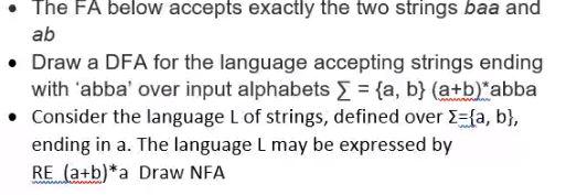 Solved The FA below accepts exactly the two strings baa and | Chegg.com