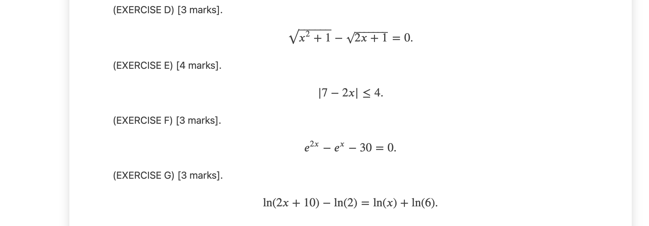 Solved For the following exercises, find real solutions for | Chegg.com Solved For the following exercises, find real solutions for | Chegg.com
