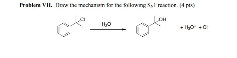 Solved Problem VII. Draw the mechanism for the following Syl | Chegg.com