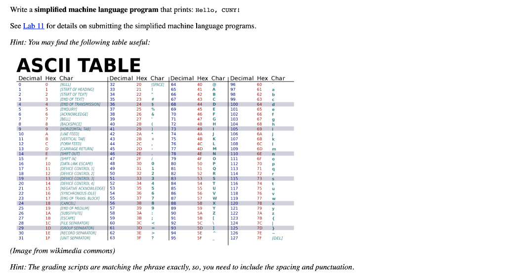 Write a simplified machine language program that | Chegg.com