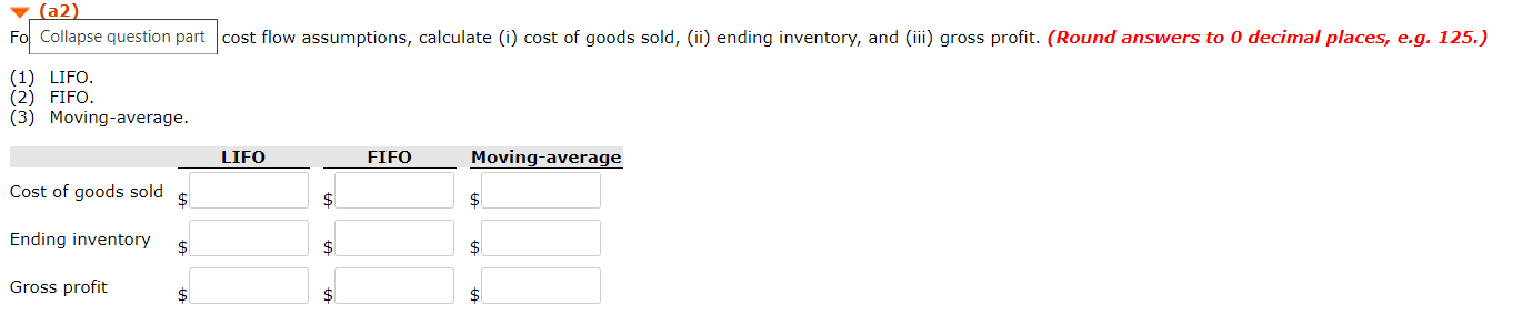 Solved Problem 6-08A al-a2 (Part Level Submission) Bonita | Chegg.com