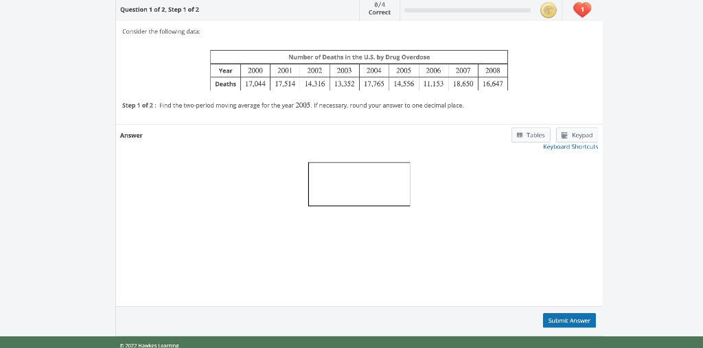 [solved] Questlon 1 Of 2 5 Tep 1 Of 2 Correct Consider Th