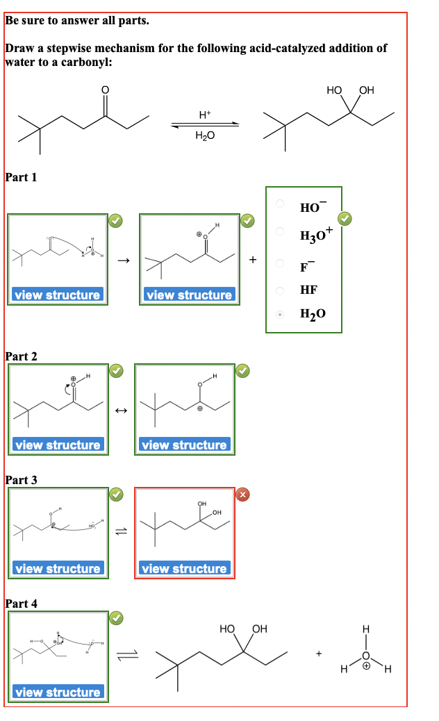 Solved Be sure to answer all parts. Draw a stepwise | Chegg.com