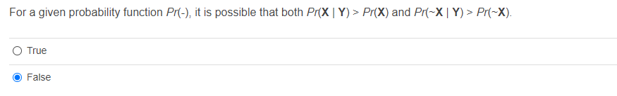 Solved For a given probability function Pr(-), it is | Chegg.com
