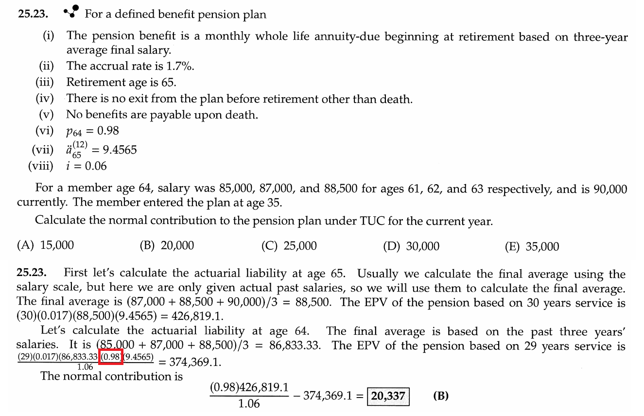Solved This is a question about actuarial liabilities for | Chegg.com