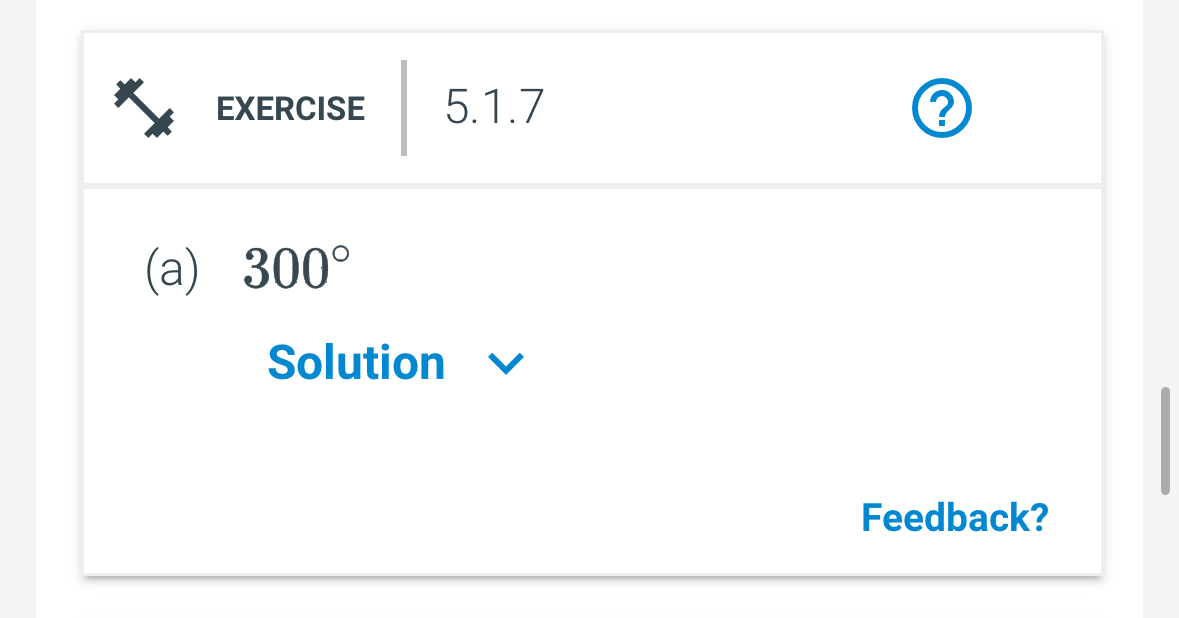 Solved For the following exercises, draw an angle in | Chegg.com Solved For the following exercises, draw an angle in | Chegg.com