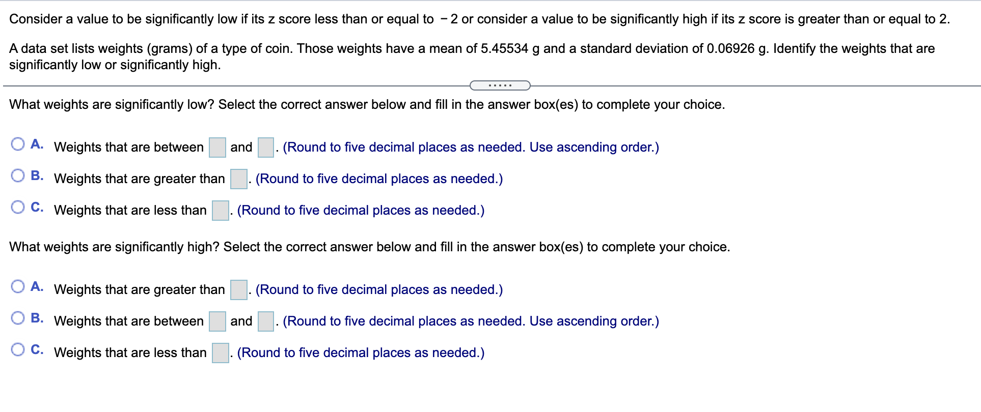 Solved Consider a value to be significantly low if its z | Chegg.com