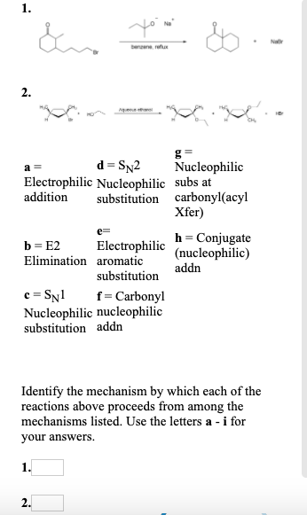 Solved yo no En you &.. d=SN2 Nucleophilic Electrophilic | Chegg.com