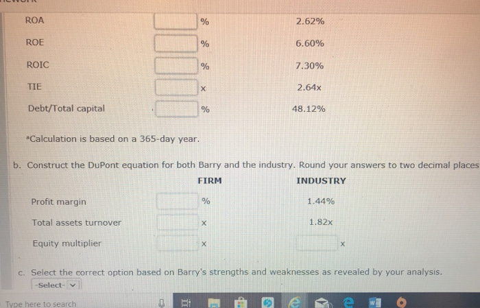 Solved Click here to read the eBook: Ratio Analysis RATIO | Chegg.com
