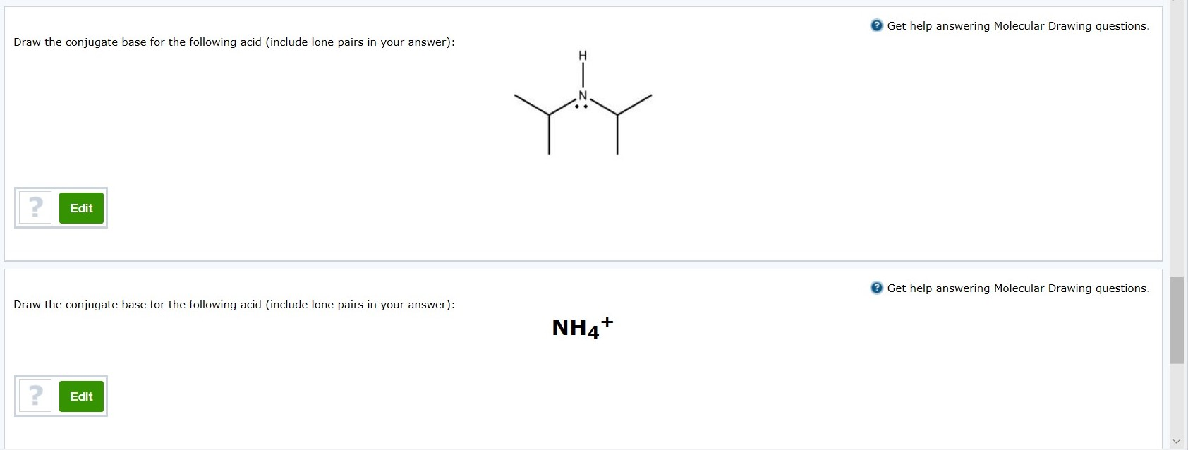Solved Get help answering Molecular Drawing questions. Draw | Chegg.com