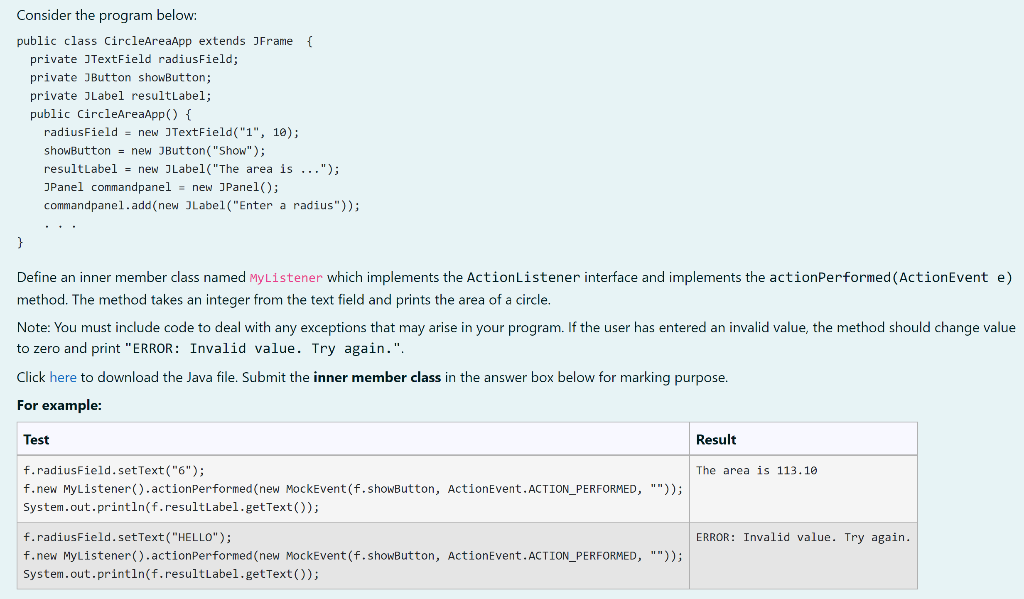 Solved Consider the program below: public class GreetingApp | Chegg.com
