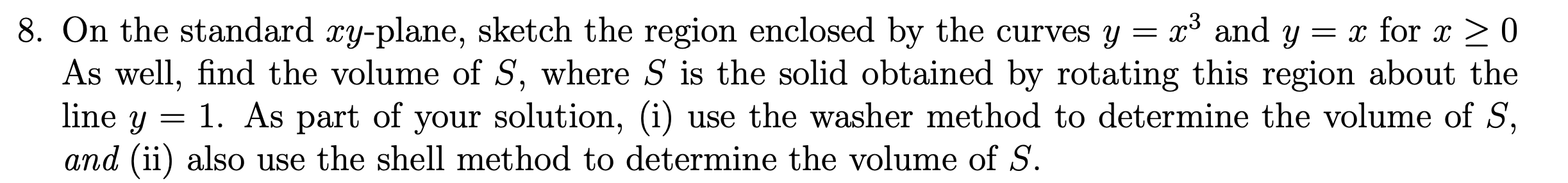 Solved 8. On the standard xy-plane, sketch the region | Chegg.com