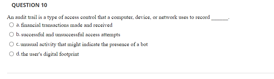 Solved Authentication is the process of a. registering a | Chegg.com