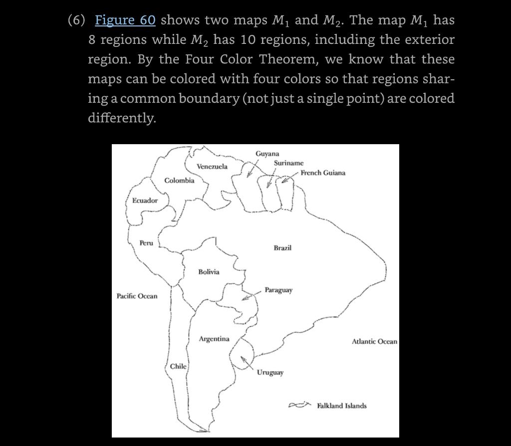 Solved M: M2 : Figure 60. Two maps My and M, in Exercise 6. | Chegg.com
