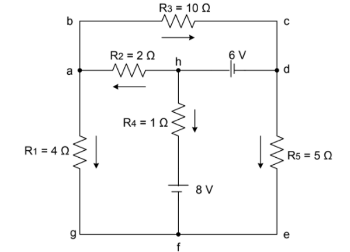 Solved Use Kirchhoff’s Laws to determine branch | Chegg.com