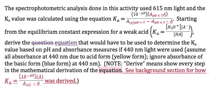 Solved The spectrophotometric analysis done in this activity | Chegg.com