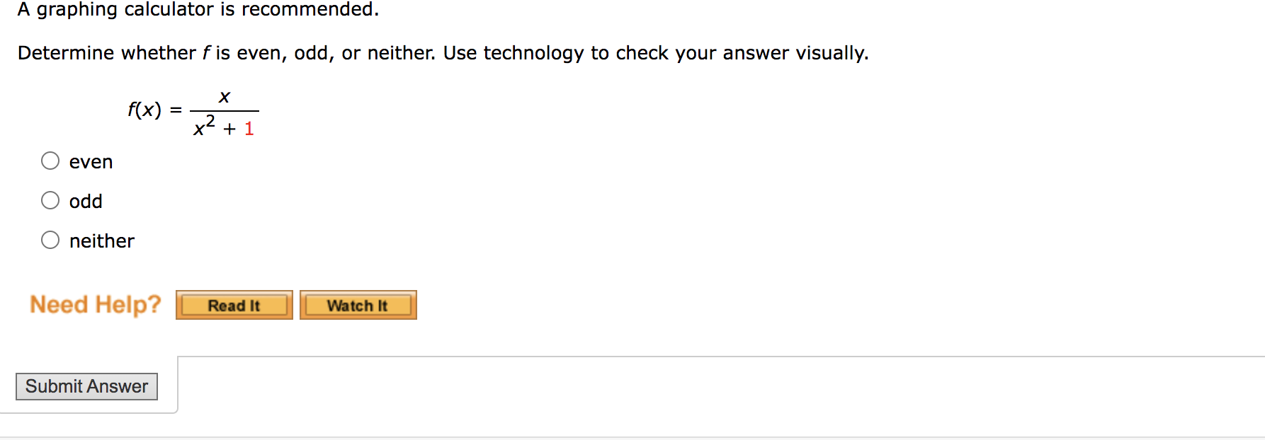 Solved A graphing calculator is recommended.Determine | Chegg.com