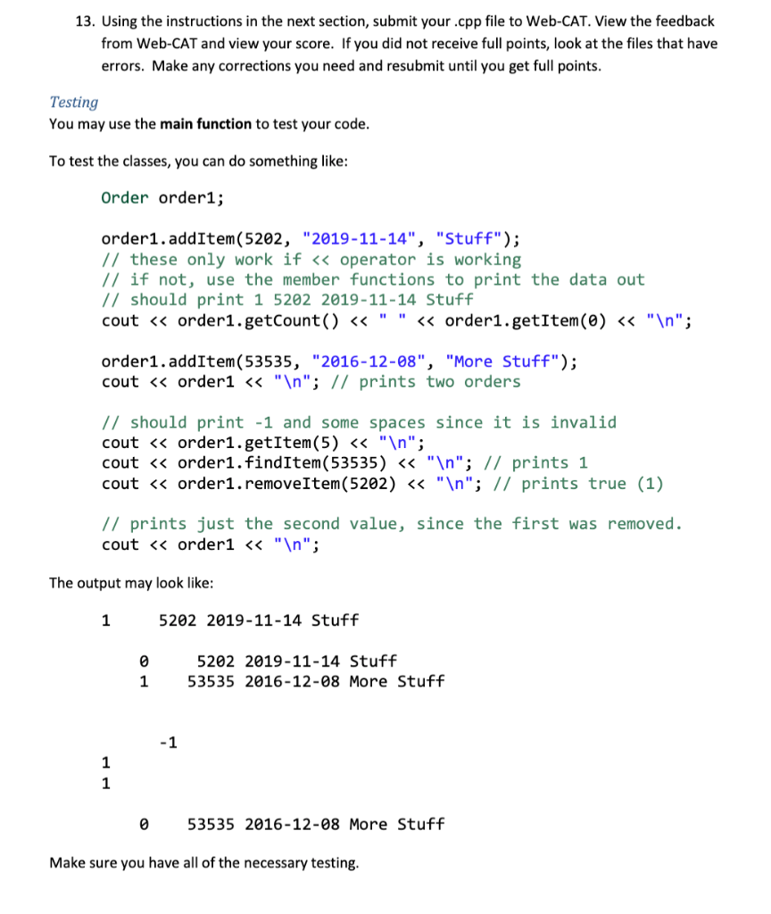 Solved Activities This lab will have you create classes to | Chegg.com