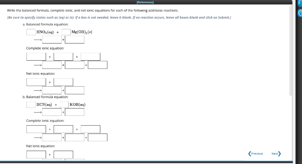 Solved Write the balanced formula, complete ionic, and net | Chegg.com