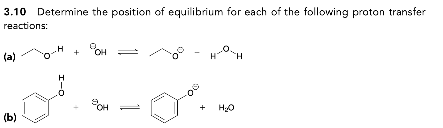 Solved 3.10 Determine the position of equilibrium for each | Chegg.com