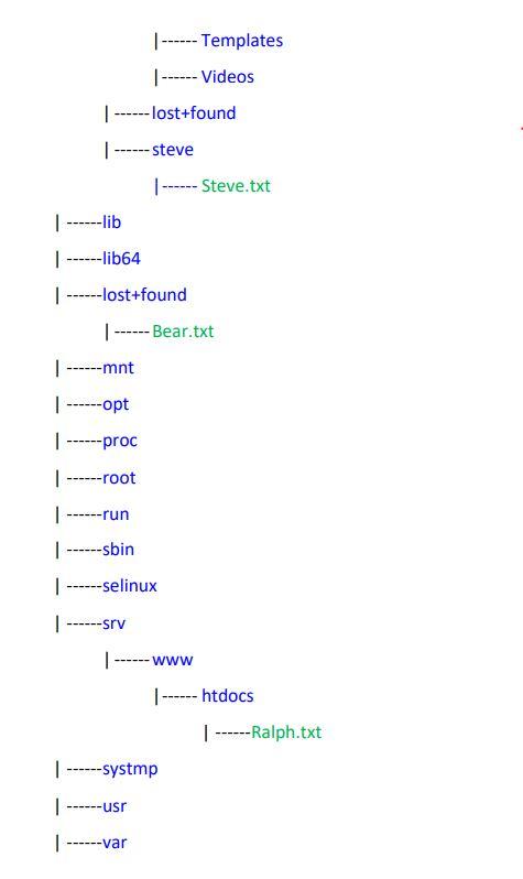 Solved Refer to the directory tree documents. Suppose you | Chegg.com
