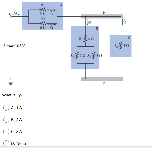 Solved What is IB ?A. 1AB. 2AC. 3AD. ﻿None | Chegg.com