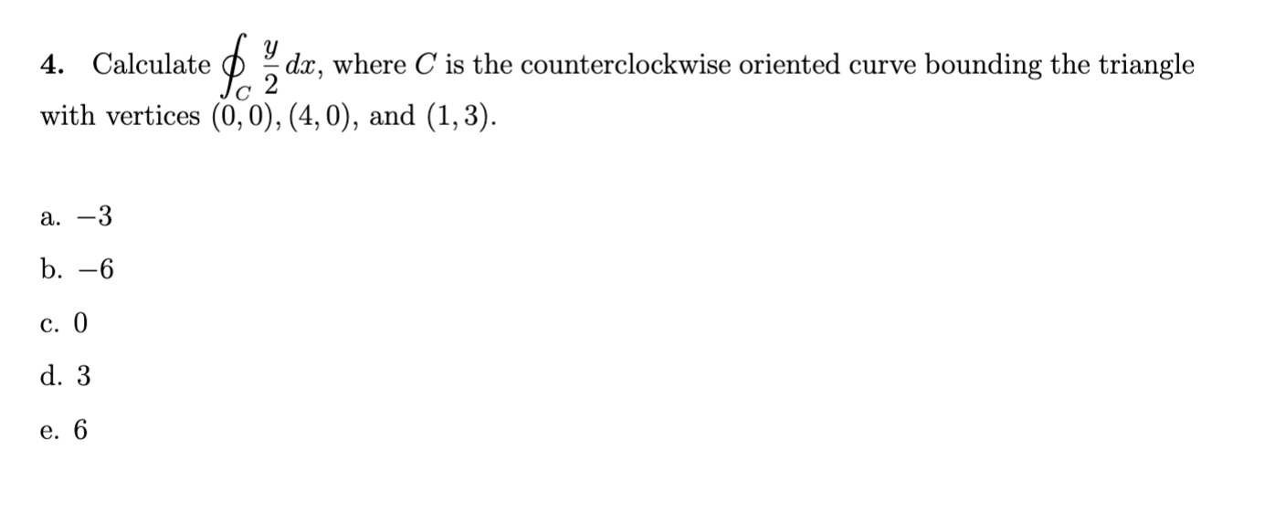 Solved 4. Calculate ∮C2ydx, where C is the counterclockwise | Chegg.com