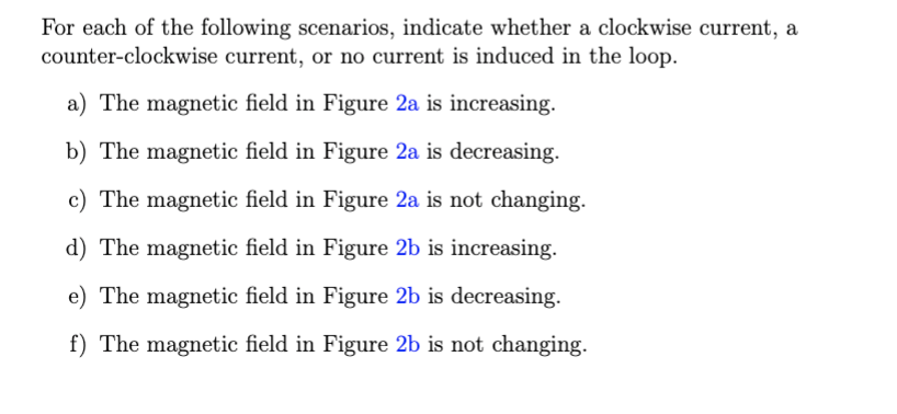 Solved For each of the following scenarios, indicate whether | Chegg.com