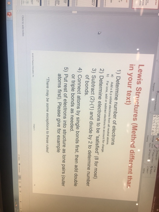 Lewis Structures (Method different thar: in your | Chegg.com