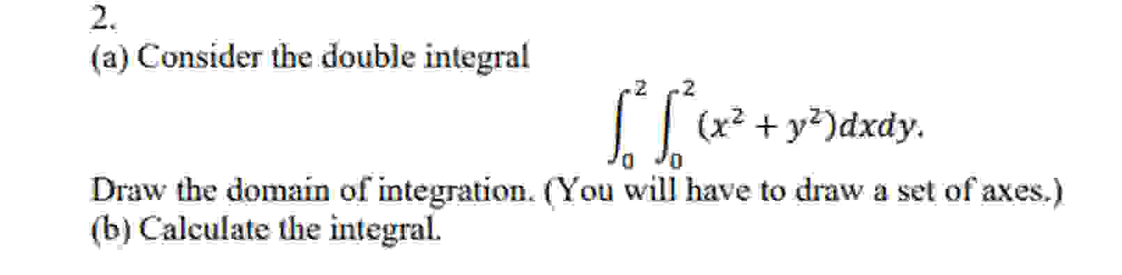 Solved (a) ﻿Consider the double | Chegg.com
