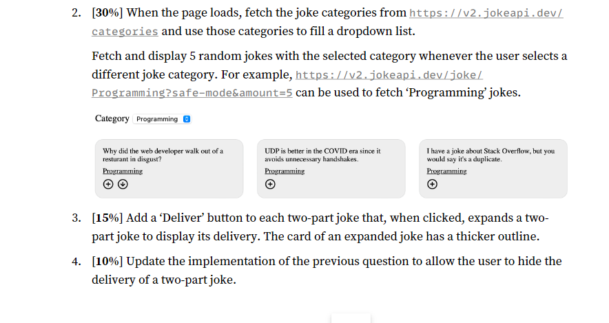 Solved Create a web application that implements the | Chegg.com