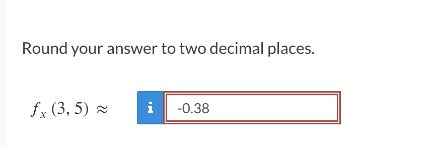 Solved Approximate fx(3,5) using the contour diagram of | Chegg.com