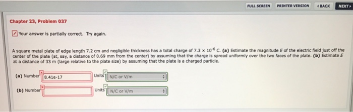 Solved FULL SCREEN PRINTER VERSION BACK NEXT Chapter 23, | Chegg.com