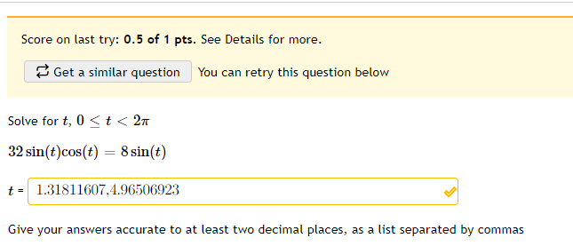 Solved Score on last try: 0.5 of 1 pts. See Details for | Chegg.com