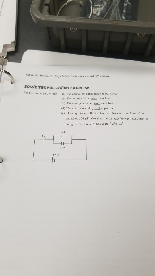 Solved University Physics 2- Phys 2426-Laboratory manual | Chegg.com