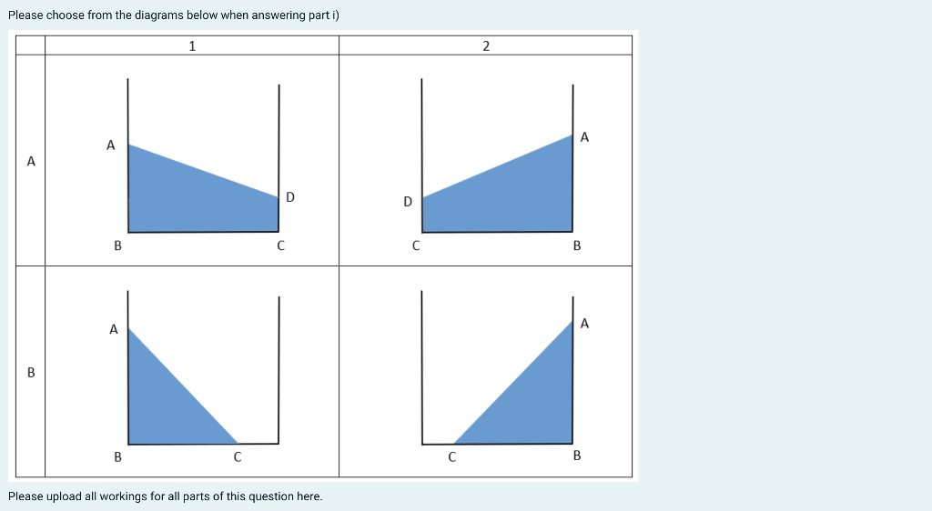 Solved H L The diagram above shows a rectangular tank filled | Chegg.com