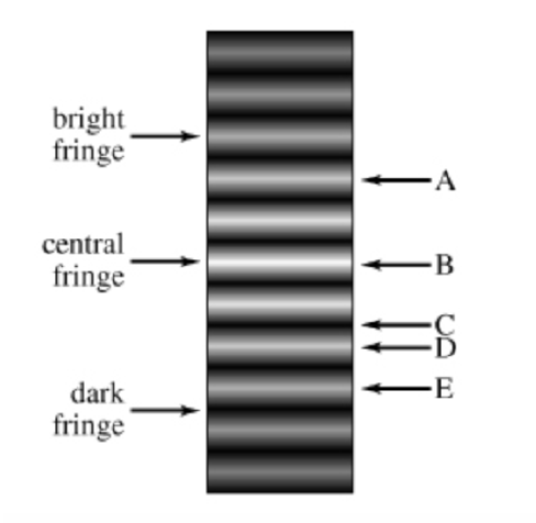 Solved A double-slit interference pattern is observed on a | Chegg.com
