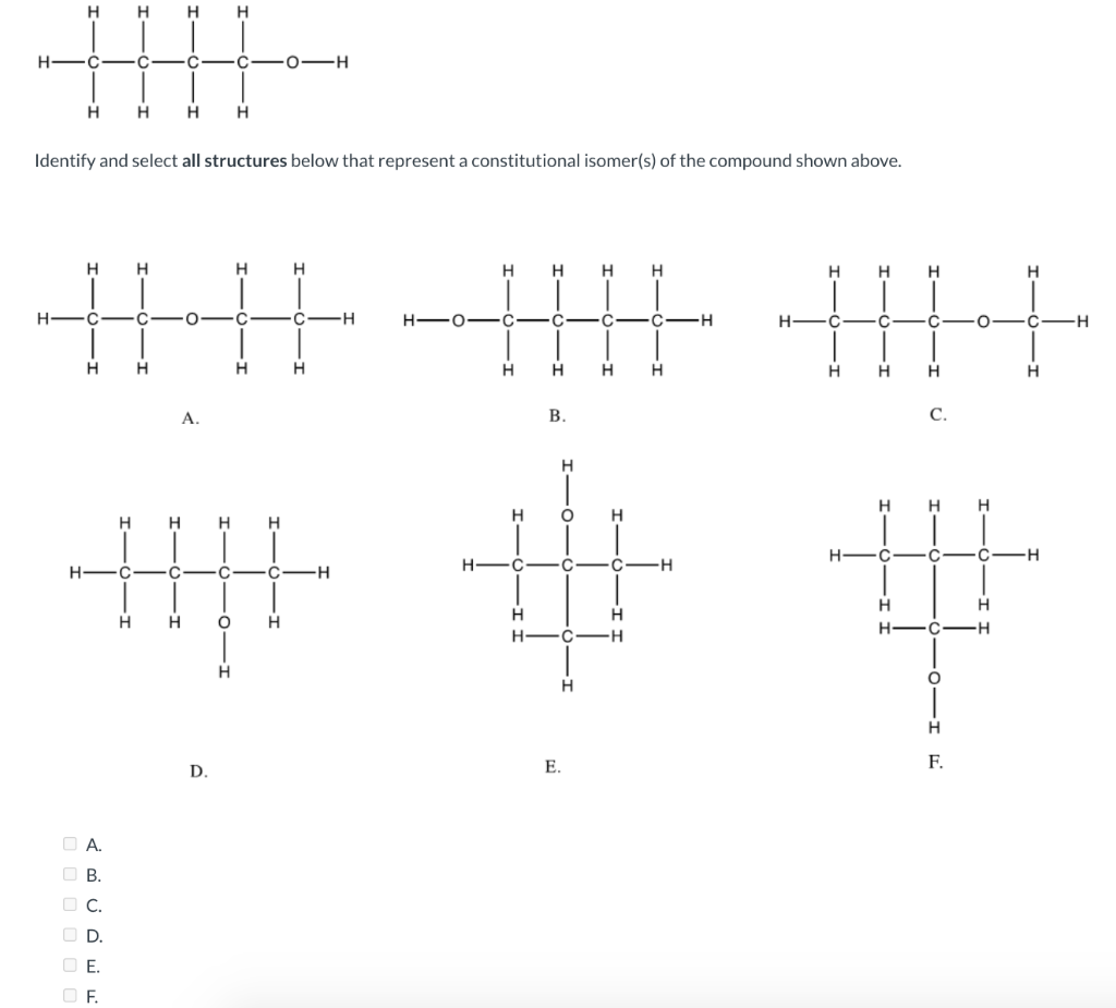 Solved Identify and select all structures below that | Chegg.com