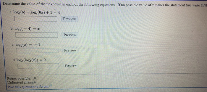 Solved Determine the value of the unknown in each of the | Chegg.com