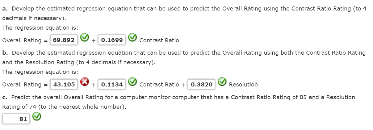 Solved PC Magazine provided ratings for several | Chegg.com