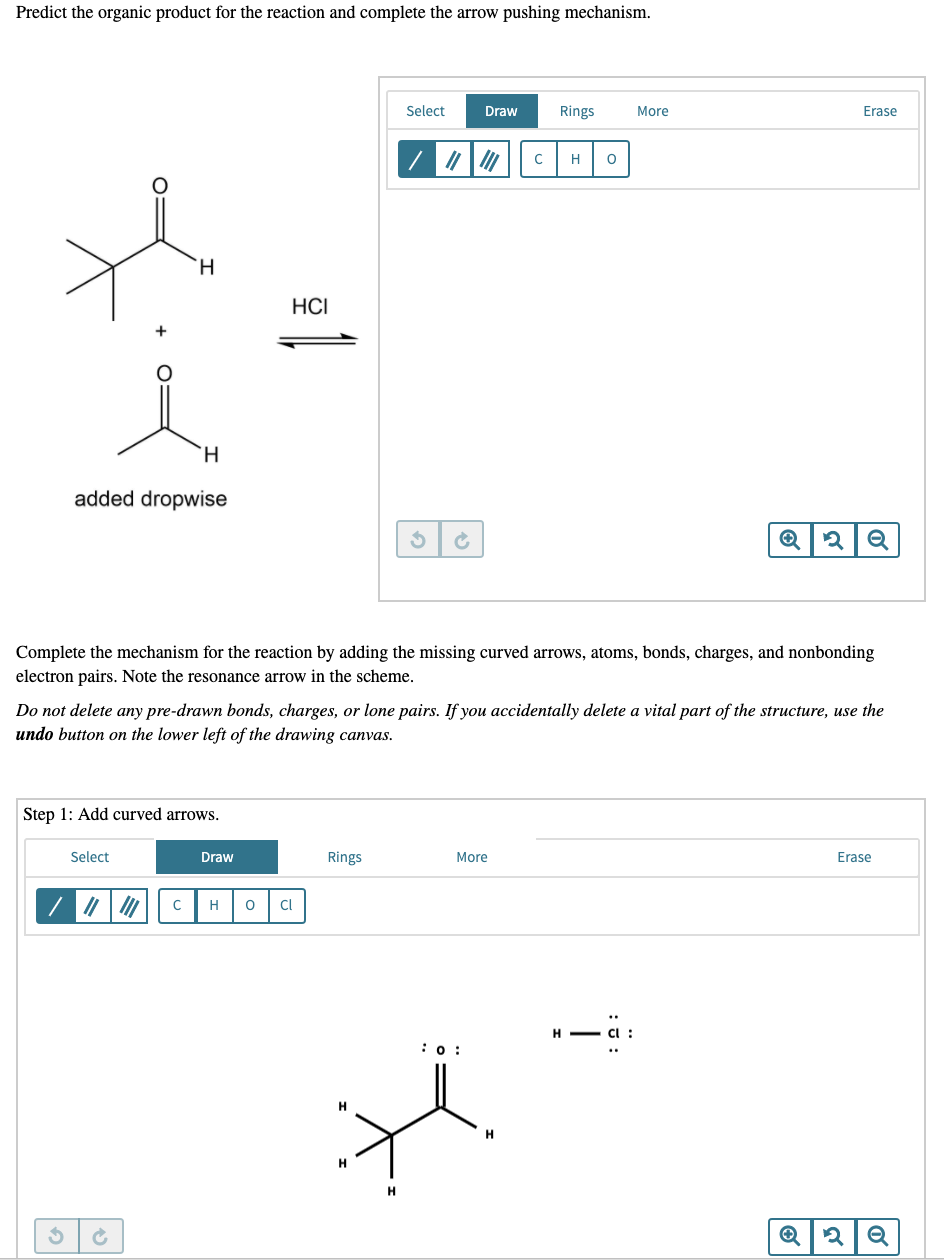 Solved Predict the organic product for the reaction and | Chegg.com
