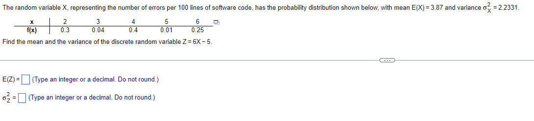Solved The random variable X, representing the number of | Chegg.com