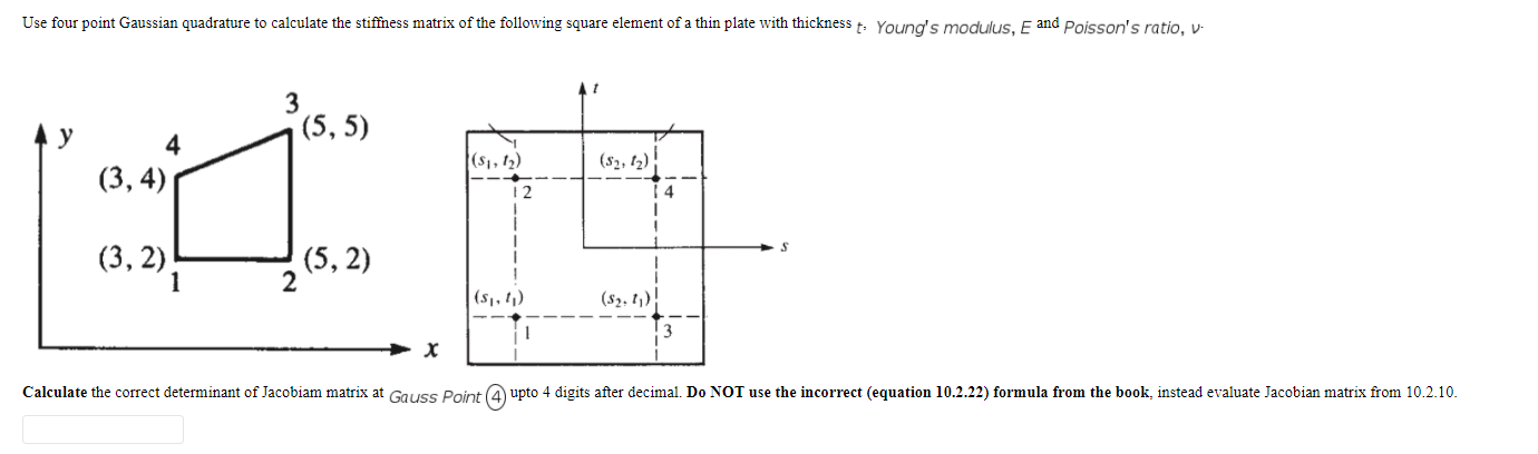 Solved Use four point Gaussian quadrature to calculate the | Chegg.com