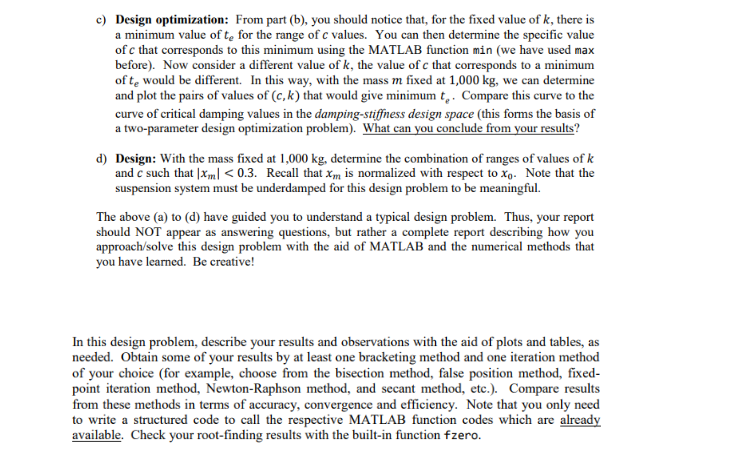 3. Design Problem (open-ended problem) The design | Chegg.com