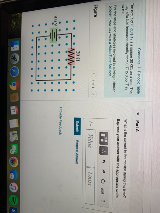 Solved Constants I Periodic Table Part A The circuit of | Chegg.com