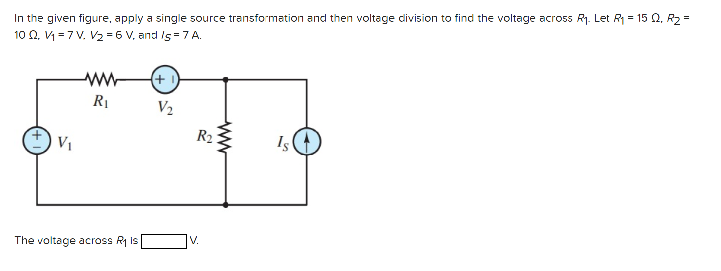 Solved In the given figure, apply a single source | Chegg.com