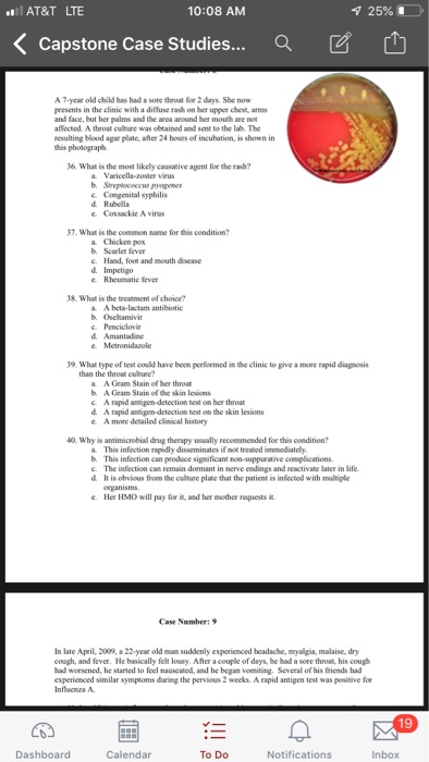 Solved 26% -), AT&T LTE 10:08 AM Capstone Case Studies.. | Chegg.com