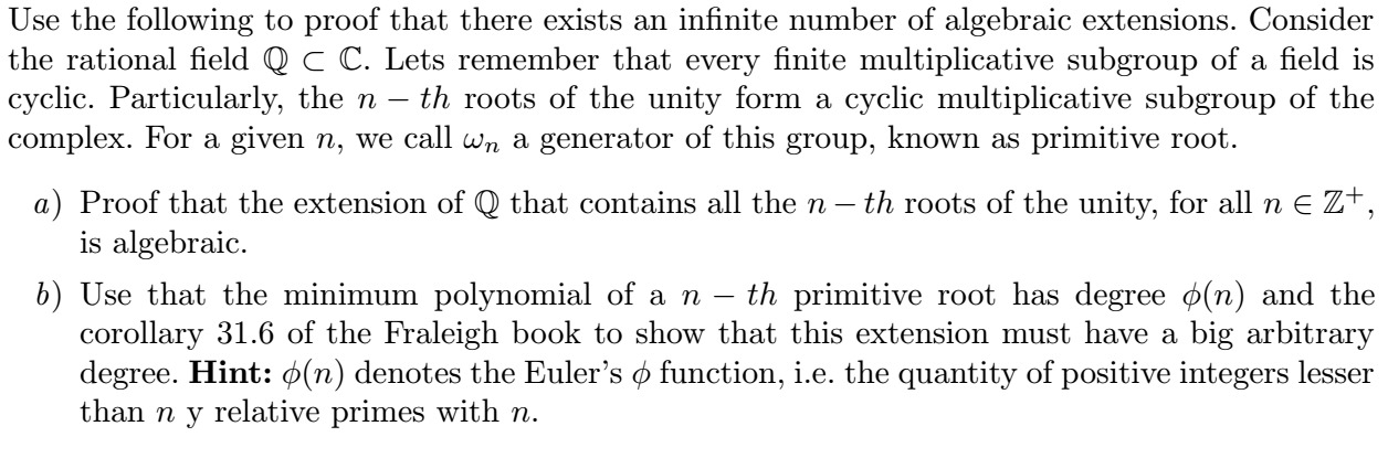 Solved Use the following to proof that there exists an | Chegg.com